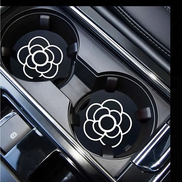 Storage & Organization | 2pcs Absorbent Camellia Car Coaster Set | Poshmark